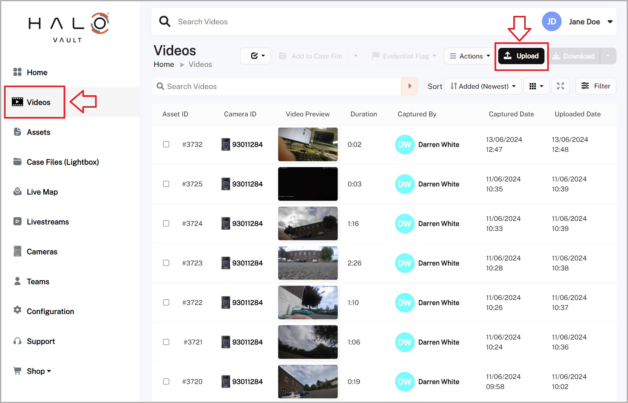 Uploading external files to Vault